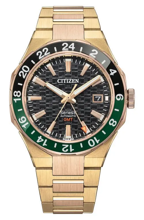 Citizen Series 8 880 Gmt Automatic Bracelet Watch - Two-tone