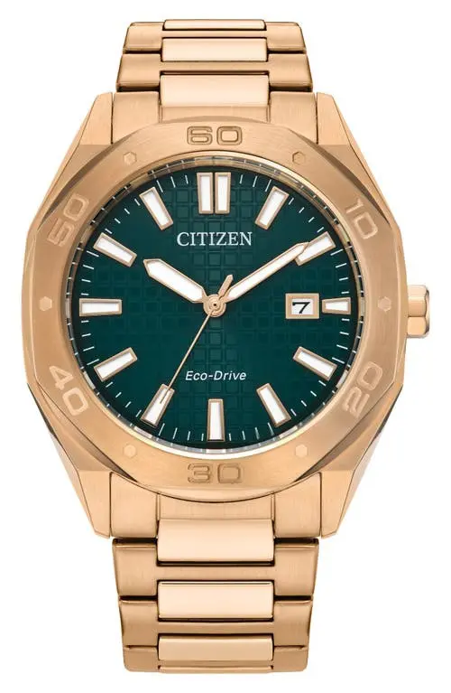 Citizen Brycen Super Titanium™ Bracelet Watch - Rose Goldone