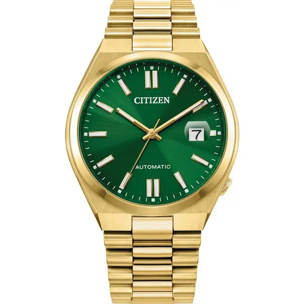 Citizen Automatic Bracelet Watch - Goldone Green
