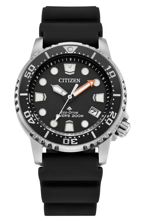 Citizen Promaster Sea Strap Watch - Black