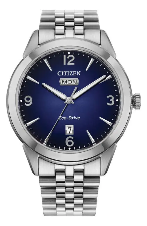 Citizen Rolan Eco-drive Bracelet Watch - Silver-tone