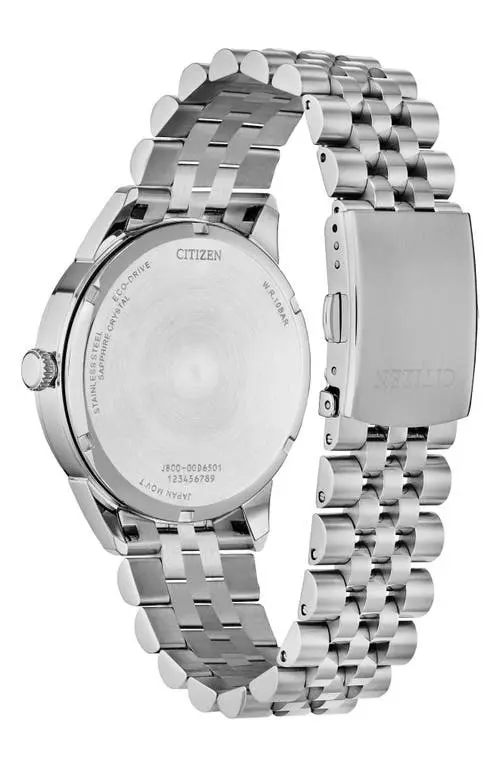 Citizen Rolan Eco-drive Bracelet Watch - Silver-tone