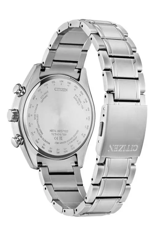 Citizen Tsuki-yomi Atomic Timekeeping Super Titanium™ Bracelet Watch