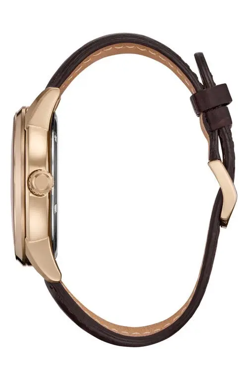 Citizen Eco-drive Croc-embossed Leather Strap Watch