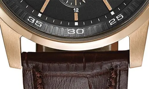 Citizen Eco-drive Croc-embossed Leather Strap Watch