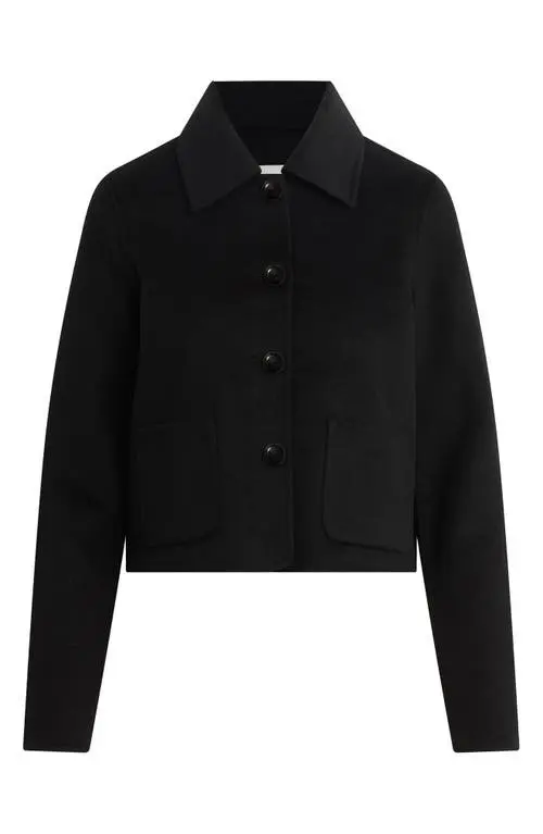 FAVORITE DAUGHTER Annabel Crop Wool Blend Jacket
