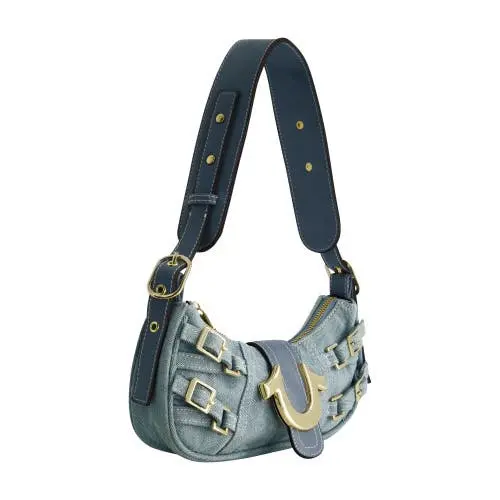 True Religion Multi-strap Shoulder Bag - Denim