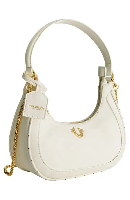 True Religion Zip Top Crescent Hobo Bag