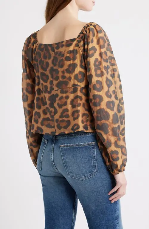 CIEBON Animal Spot Blouse