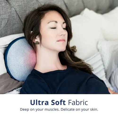 MIKO Kumo Mini Wireless Massage Pillow With Heat - Blue
