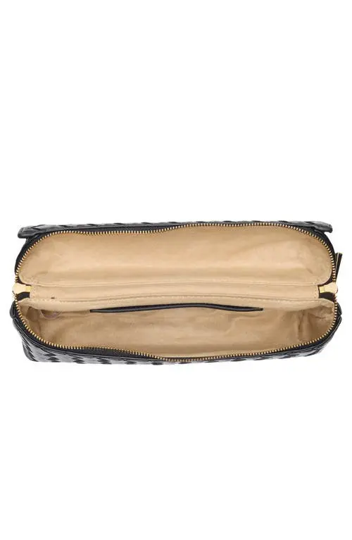 Jw Pei Woven Faux Leather Top Handle Crossbody Bag