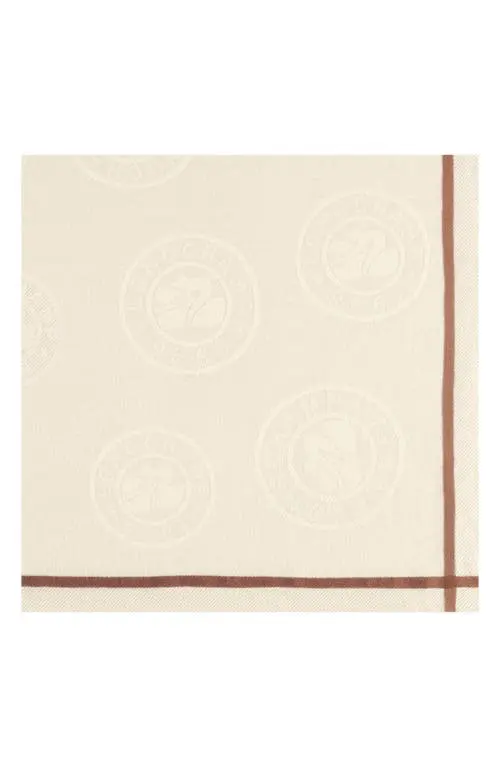 Longchamp Medallion Square Scarf