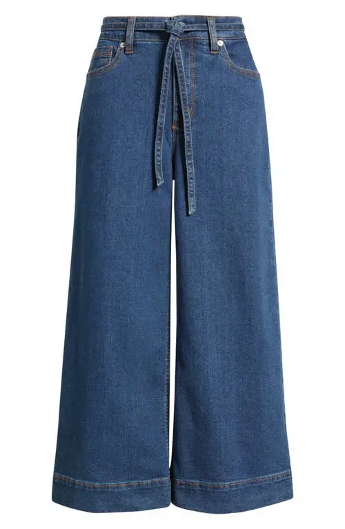Anne Klein Wide-leg Drawstring Jeans