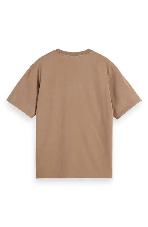Scotch & Soda Oversize Logo Cotton Graphic T-shirt