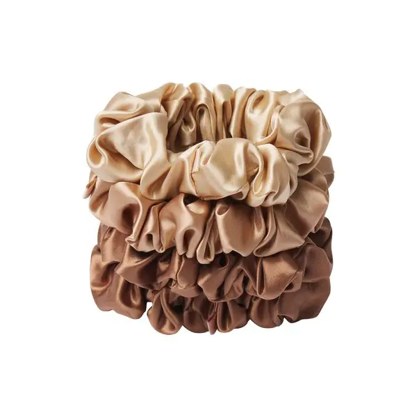 SKIMS Pure Silk Large Scrunchies 4-pack - Fair