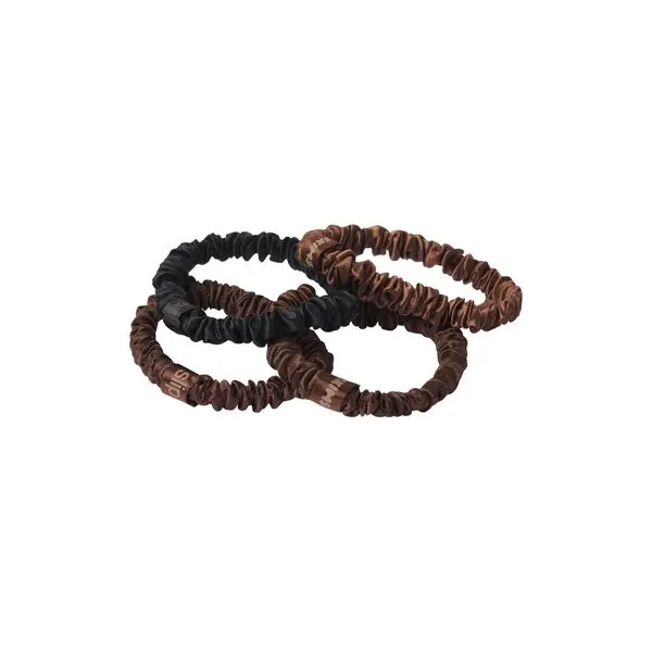 SKIMS Pure Silk Skinny Scrunchies 4-pack