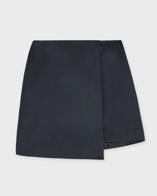 BY MALENE BIRGER Raye Wrap Mini Skirt - Black