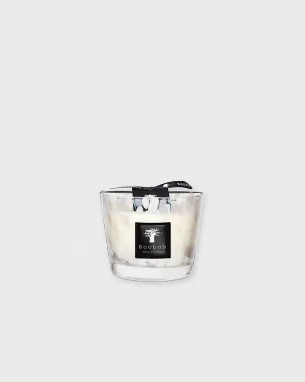 BAOBAB Candle Max 10 White S - Pearl
