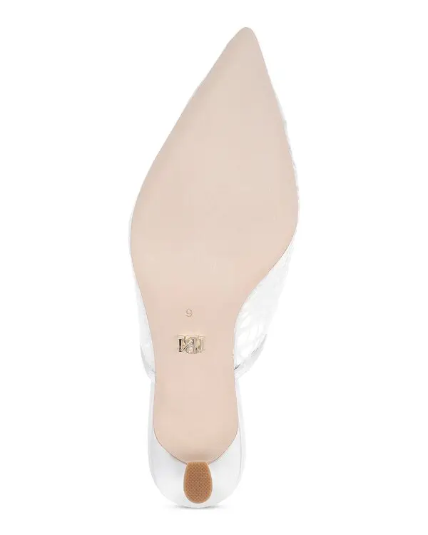 Badgley Mischka Oaklyn Pumps - White Satin