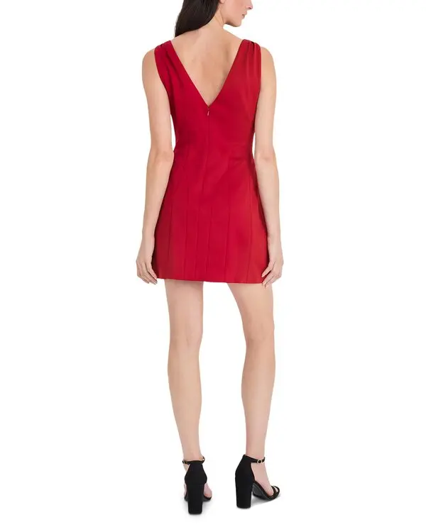 Maggy London V-neck Mini Dress
