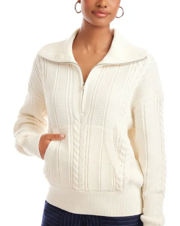 Fifteen Twenty Karin Half Zip Sweater