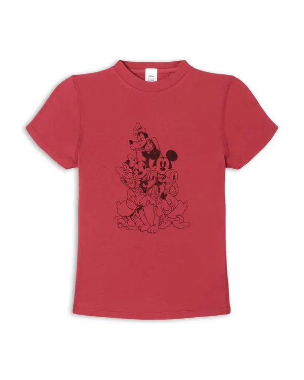 RE/DONE Mickey's Crew 90s Baby Tee