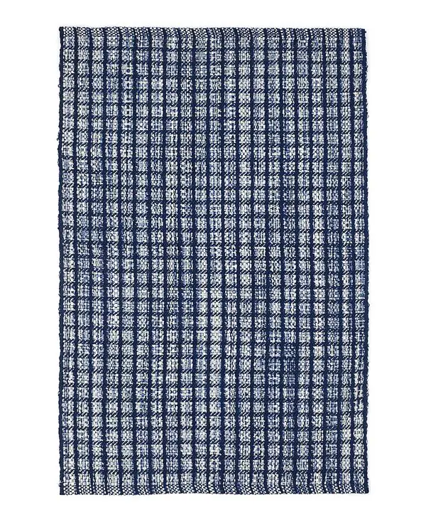 DASH & ALBERT Dash Albert Annie Selke Rdb326 Coco Indoor/outdoor Area Rug, 2'6x8'0 - Blue