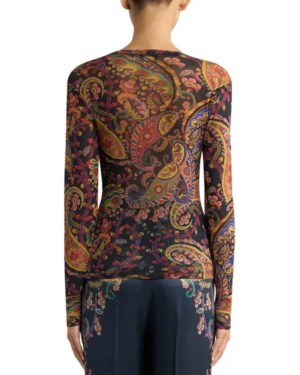 Etro Long Sleeve Top
