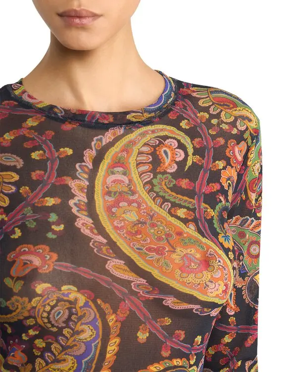 Etro Long Sleeve Top