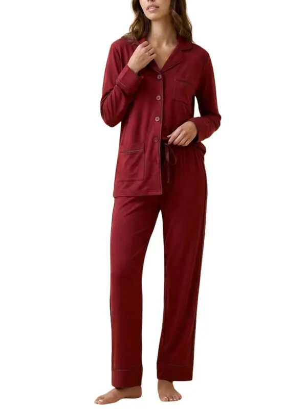 KIP Luxe Stretch Cotton Pajama Set
