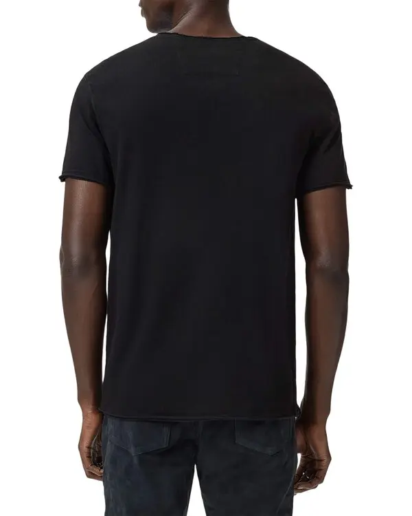 John Varvatos Short Sleeve Raw Edge Graphic Tee