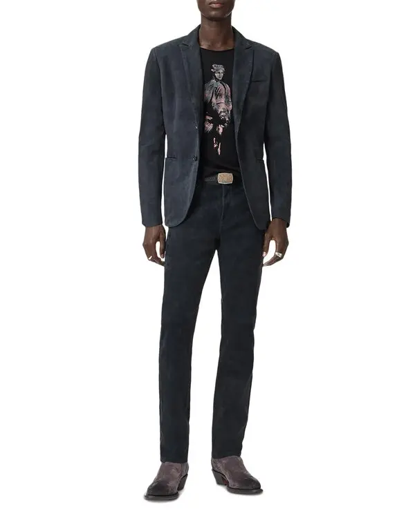 John Varvatos Short Sleeve Raw Edge Graphic Tee