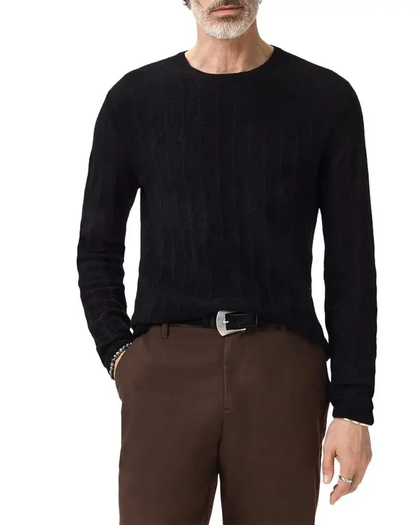 John Varvatos Baiso Crewneck Sweater - Black