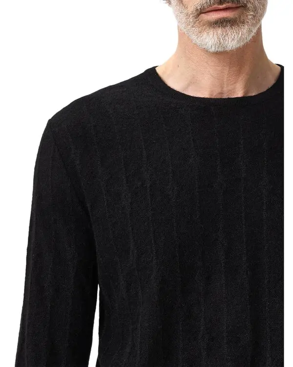John Varvatos Baiso Crewneck Sweater - Black