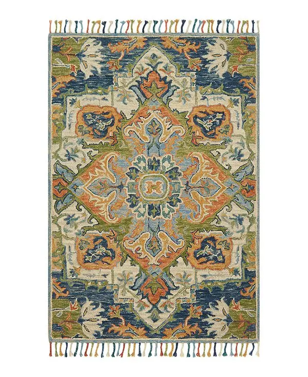 LOLOI Zharah Zr-11 Area Rug 5'0x7'6 - Blue/multi