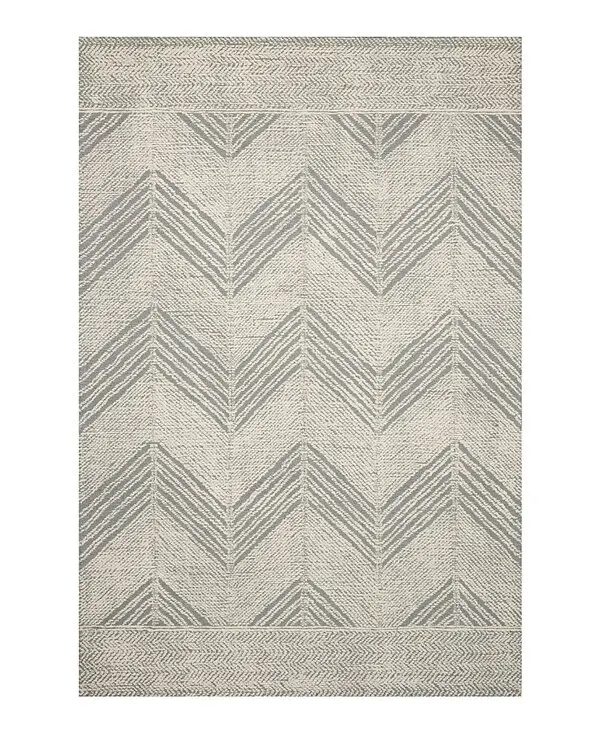 LOLOI Kopa Ko-02 Area Rug 5'0x7'6 - Grey/ivory