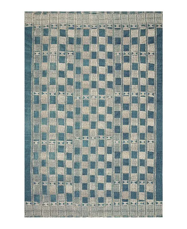 LOLOI Mika Indoor/outdoor Mik-08 Area Rug 2'5x4 - Blue/ivory