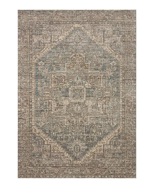 LOLOI Priscilla Prl-04 Area Rug 2'3x3'9 - Blue/bark