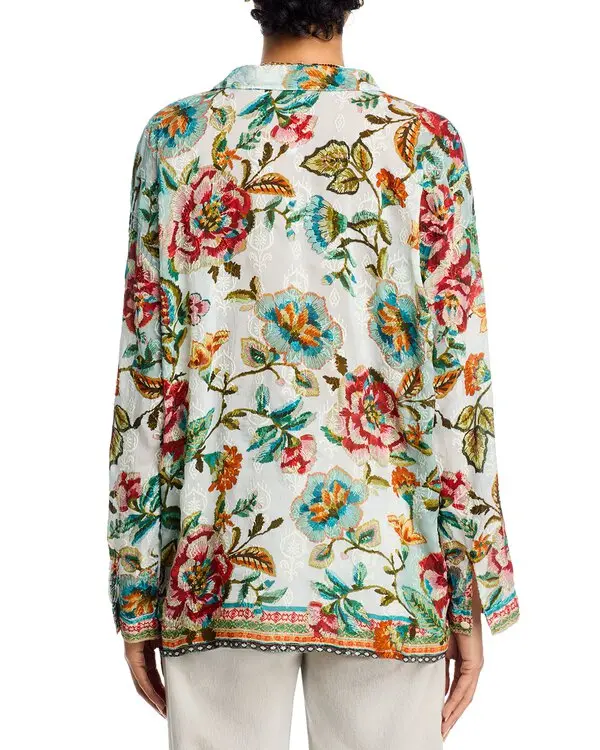 Johnny Was Audrey Embroidered Blouse