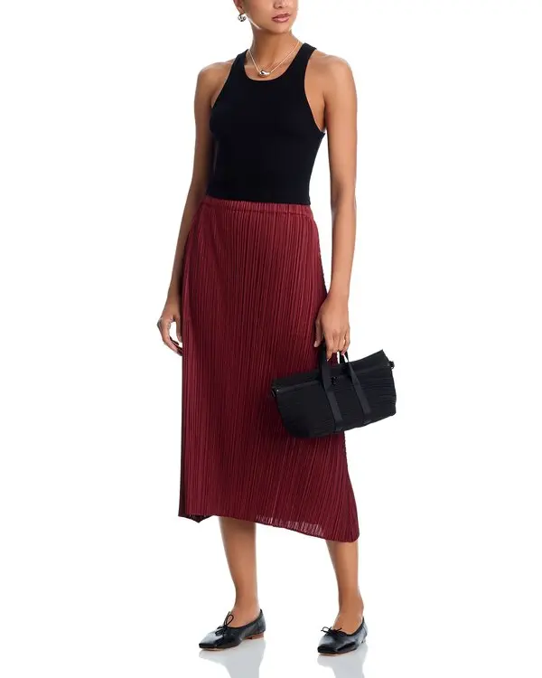 Issey Miyake Pleated Midi Skirt