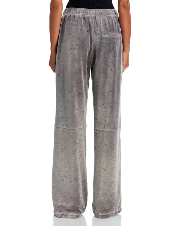Alexander Wang Embellished Sweatpants - Titanium
