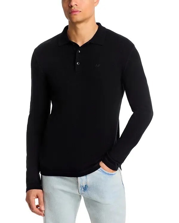 Monfrère Pierce Slim Fit Long Sleeve Polo