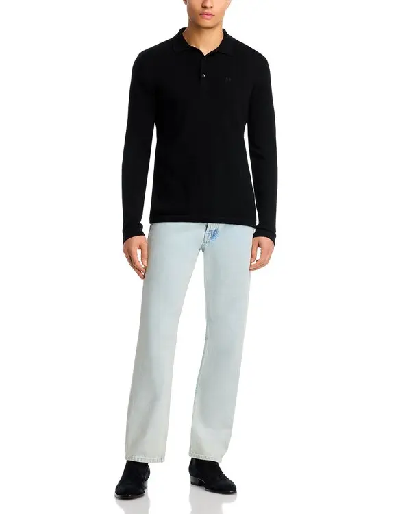 Monfrère Pierce Slim Fit Long Sleeve Polo