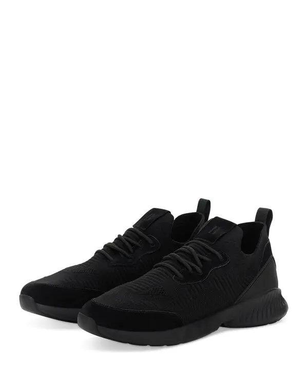 Boggi Milano Willow Wool Blend Sneakers - Black