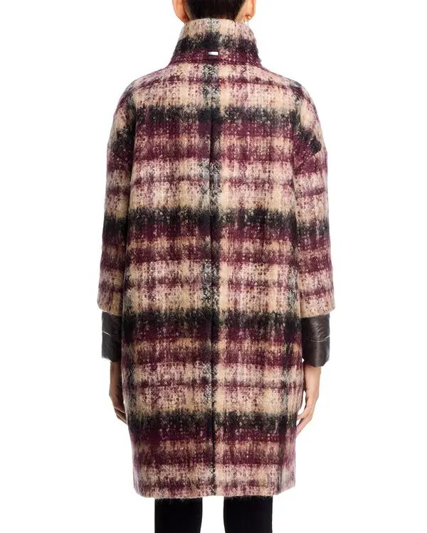 Herno Check Woven Coat