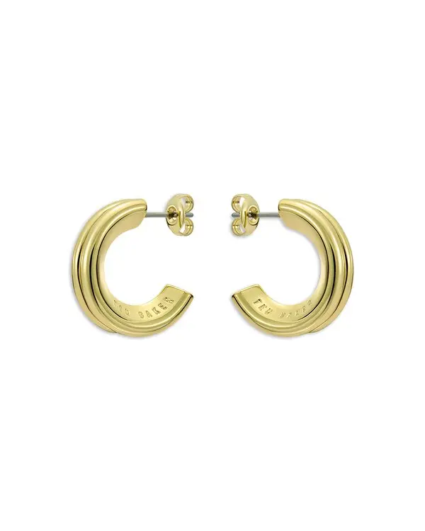 Ted Baker London Hidden Heart Small Hoop Earrings