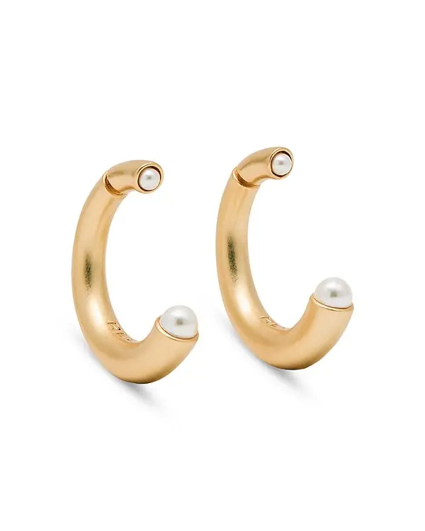 REISS Anias Hoop Earrings - Gold