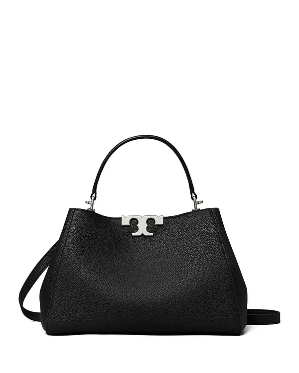 Tory Burch Eleanor Soft Medium Satchel - Black