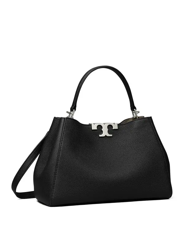Tory Burch Eleanor Soft Medium Satchel - Black