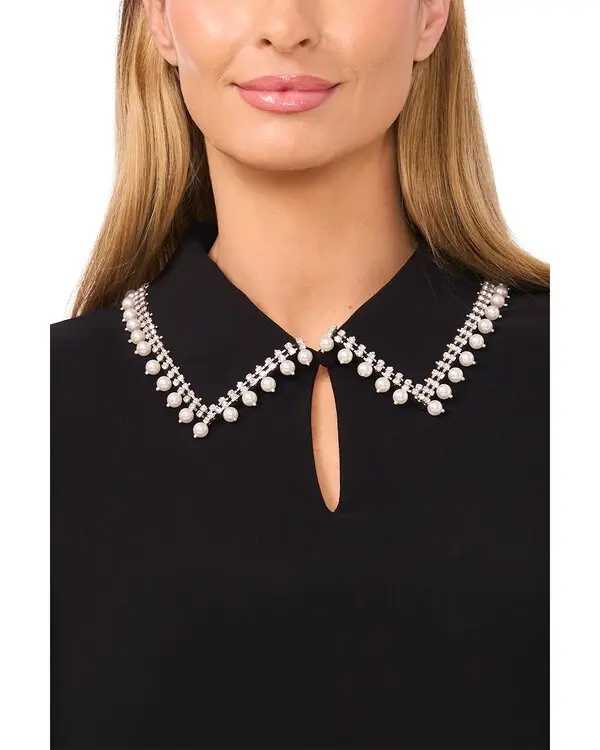 CECE DUPRAZ Rhinestone Embellished Top
